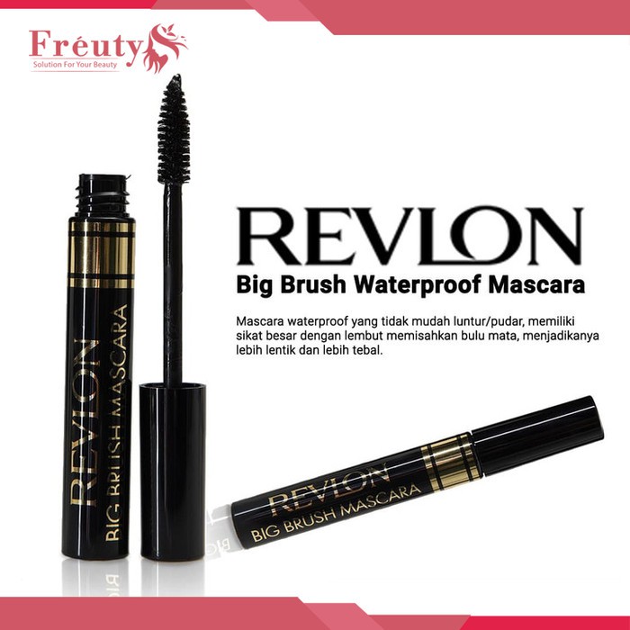 Jual Revlon Big Brush Waterproof Mascara | Shopee Indonesia