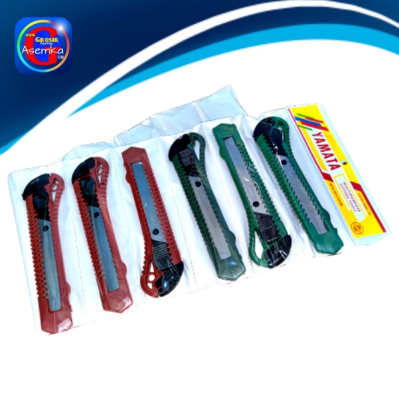 Jual GPA Pisau cutter Besar Termurah L500 kater Grosir (12pcs) | Shopee ...