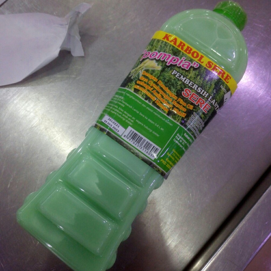 Jual Karbol sereh botol 1 liter pompia sere serai obat pel | Shopee ...