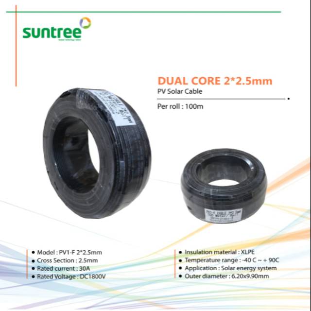 Jual Kabel Khusus panel surya 2x2.5mm | Shopee Indonesia