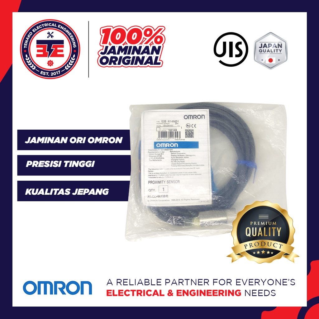 Jual Omron E2E-X14MD1 Proximity Sensor Original Omron | Shopee Indonesia