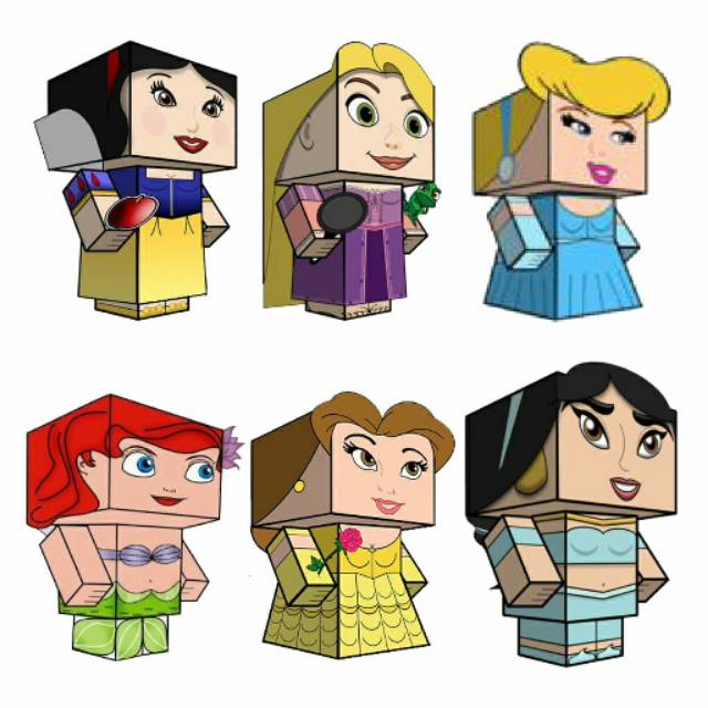 Jual Origami 3D cubeecraft Princess | Shopee Indonesia