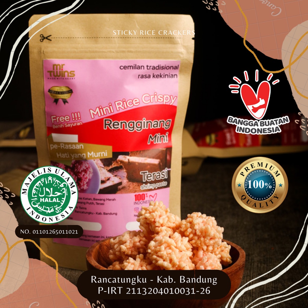 Jual Rengginang Mini Rasa Terasi khas Rancatungku Kab. Bandung - Snack ...