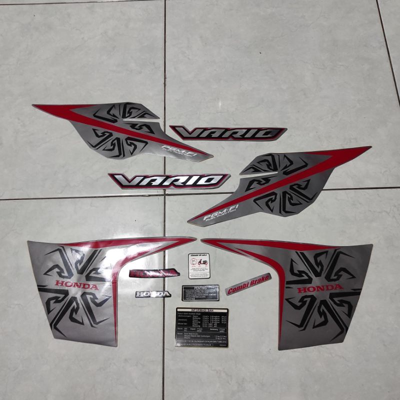 Jual stiker stripping striping decal graphic Polet sticker Honda Vario ...