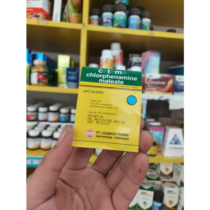 Jual ceteme ctm per strip 12 tablet | Shopee Indonesia