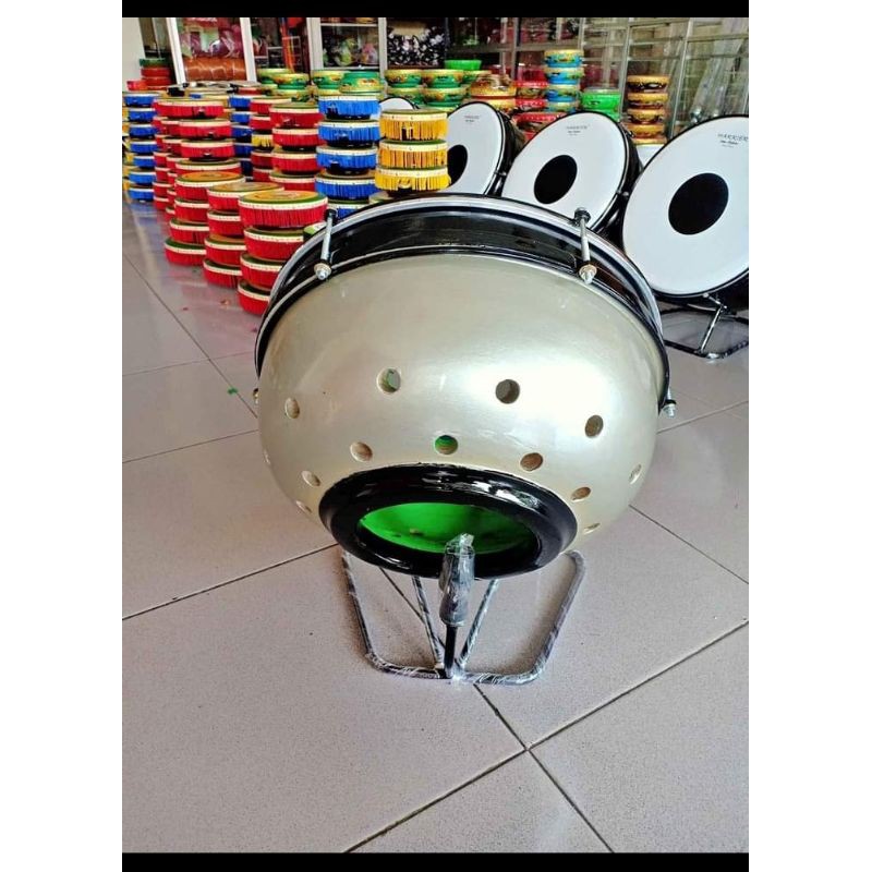 Jual Rebana bas hadroh 16inc motif sarang tawon | Shopee Indonesia