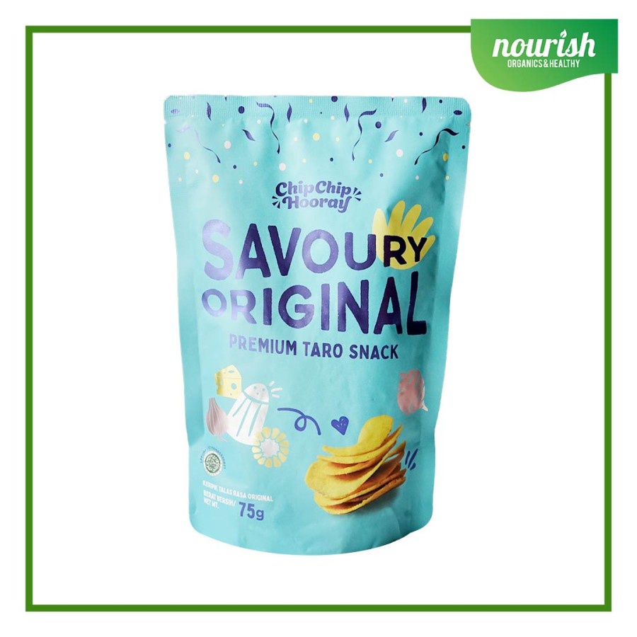 Jual Chip Chip Hooray, Savoury Original Premium Taro Snack (Keripik ...
