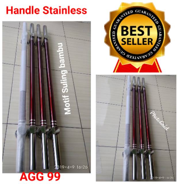Jual Handle pintu stainless suling Gagang pintu rumah stainless bulat ...