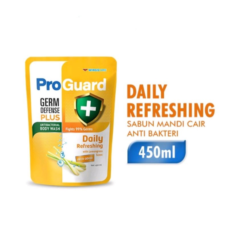 Jual ProGuard / Pro Guard Body Wash Sabun Mandi Cair Refill 450ml ...