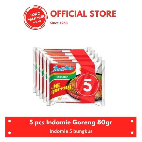 Jual 5 PCS INDOMIE GORENG 80GR | Shopee Indonesia