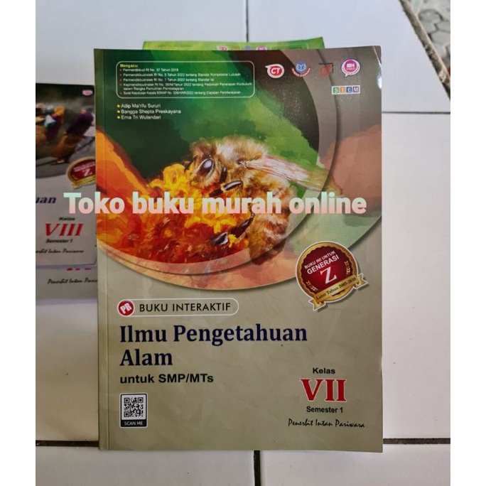Jual Buku lks pr interaktif ilmu pengetahuan alam kelas VII,7 Semester 1 tahun 2022 kurikulum ...