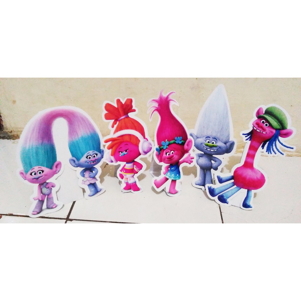 Jual Stand Karakter Trolls Perlengkapan Ulang Tahun | Shopee Indonesia
