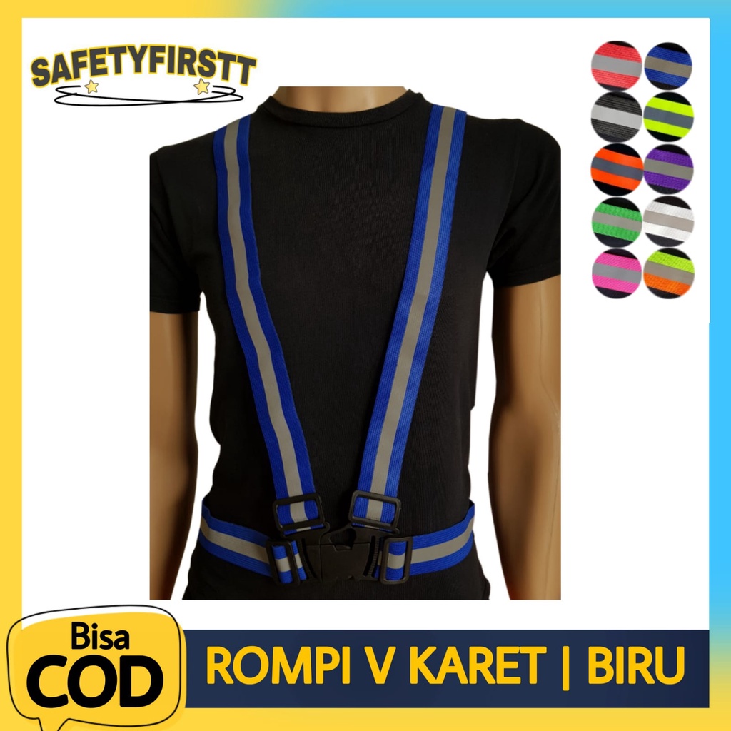 Jual READY SEMUA WARNA ROMPI V KARET / ROMPI PROYEK SAFETY / ROMPI ...