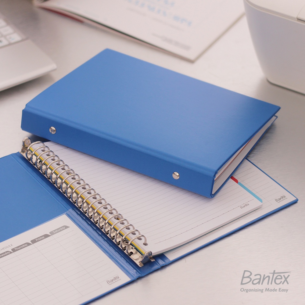 Jual Bantex Binder Note A5 20 Ring Besi Loose Leaf Multiring Binder ...