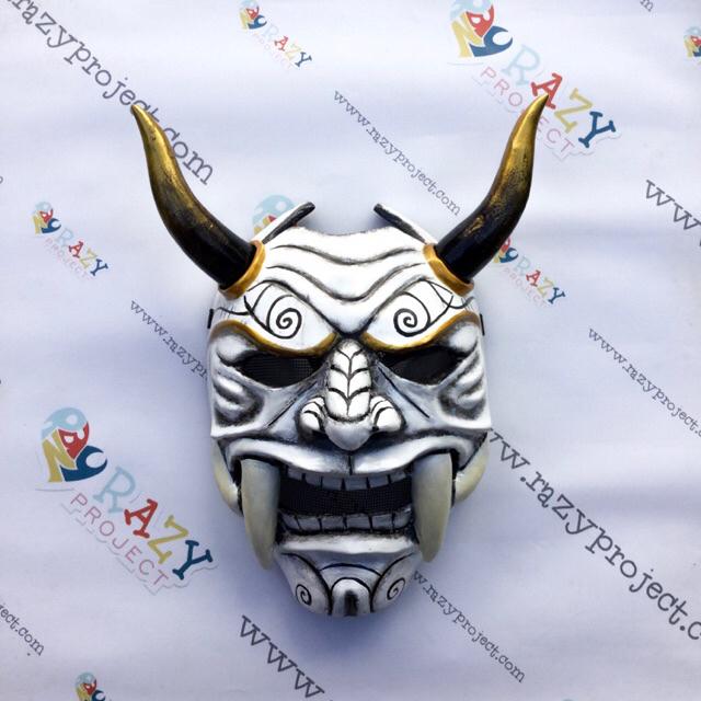 Jual Samurai Oni Hannya Kabuki Japan Demon Setan Halloween Mask Topeng ...