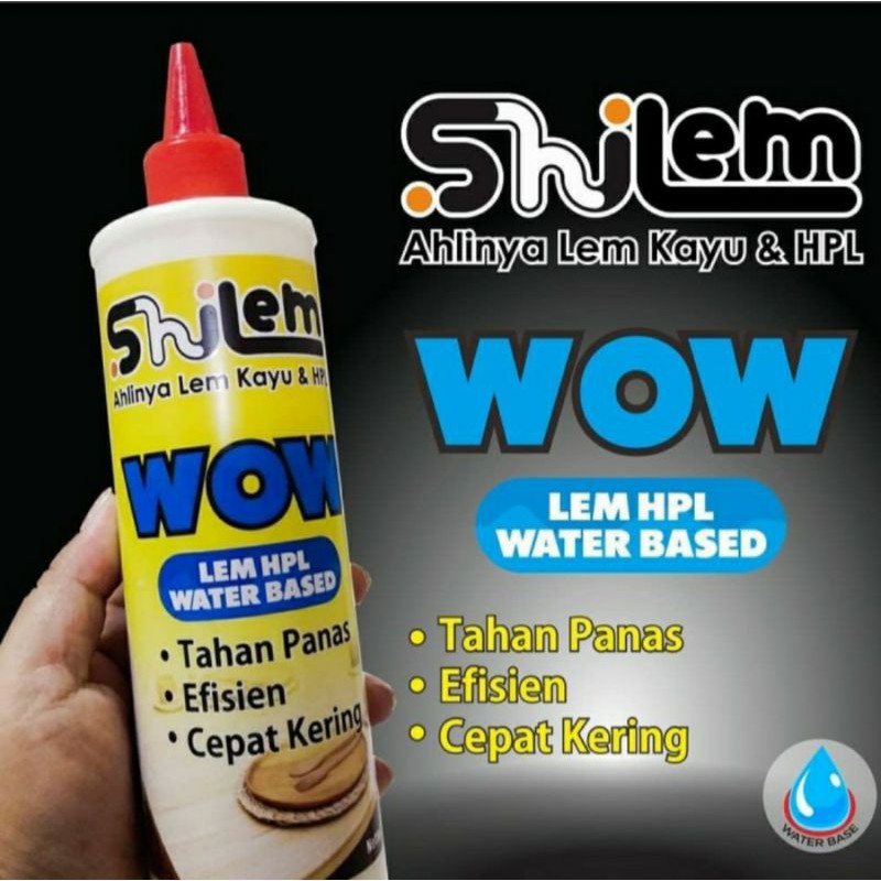 Jual Lem Shilem WOW Lem HPL DECOSHEET Waterbase Aplikasi Hanya 1 Sisi ...