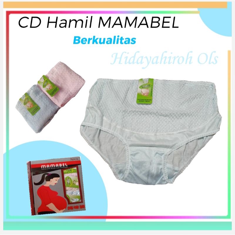 Jual CD BUMIL Celana Dalam Ibu hamil 1 pcs mamabel box merah & kuning | Shopee Indonesia