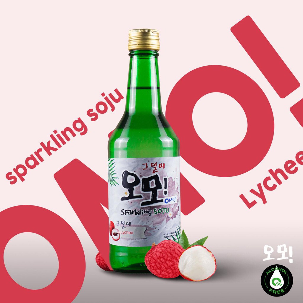 Jual OMO! Soju Non Alkohol/ Halal Sparkling Water | Shopee Indonesia
