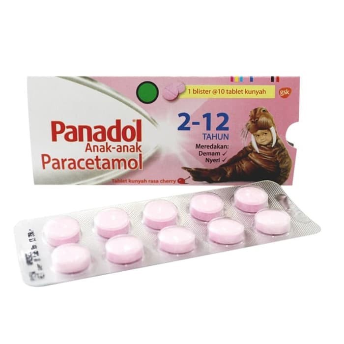 Jual Obat Turun Panas Demam Sakit Kepala Pusing Anak Paracetamol ...