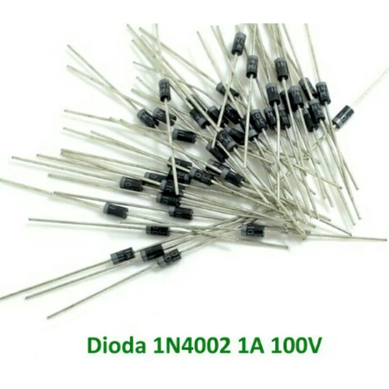Jual Dioda 1N4002 Diode IN4002 Rectifier diode 1 Ampere 100Volt ...