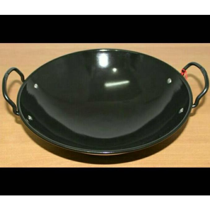 Jual Kuali Baja Hitam 30 Cm, Kwali, Kuwali, Wajan, Penggorengan Nasi ...