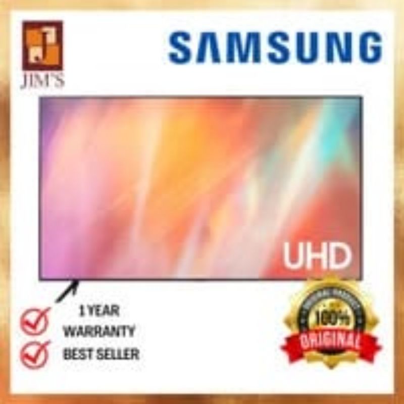 Jual SAMSUNG AU7000 / UA50AU7000 UHD 4K Smart TV 50" | Shopee Indonesia