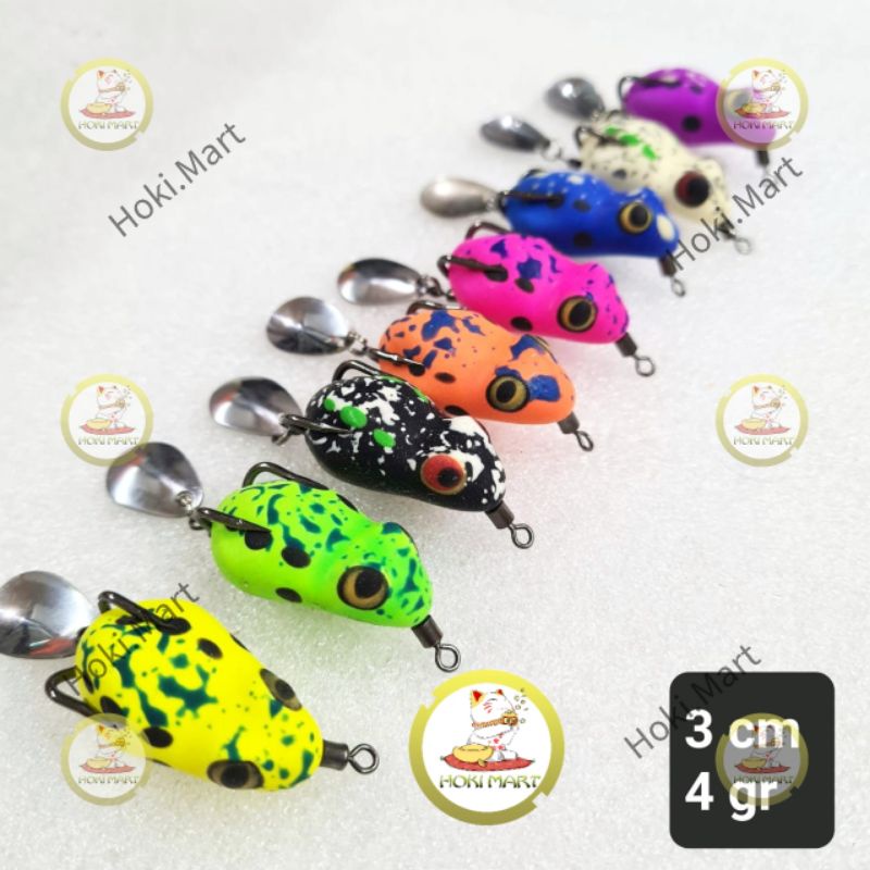 Jual umpan soft frog / kodok karet 3 cm 4gr | Shopee Indonesia