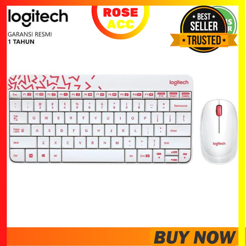 Jual Keyboard + Mouse Wireless Logitech MK240 Original Garansi Resmi ...