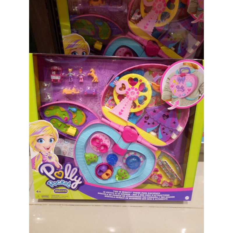 Jual Polly Pocket Tiny Is Mighty Theme Park Backpack ORIGINAL READY ...