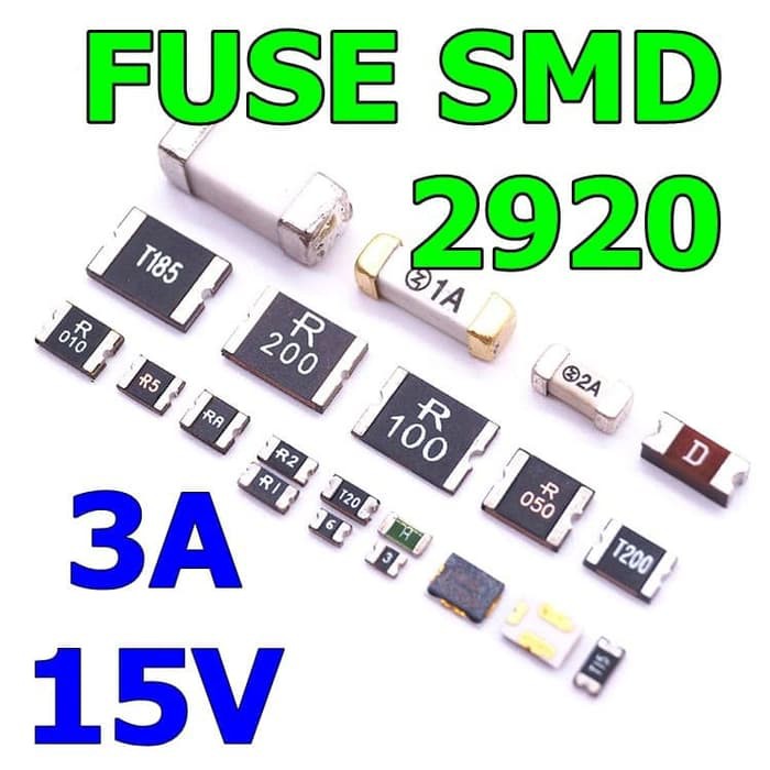 Jual SMD Resettable Fuse 2920 PTC Fuses 15 Volt 3A | Shopee Indonesia