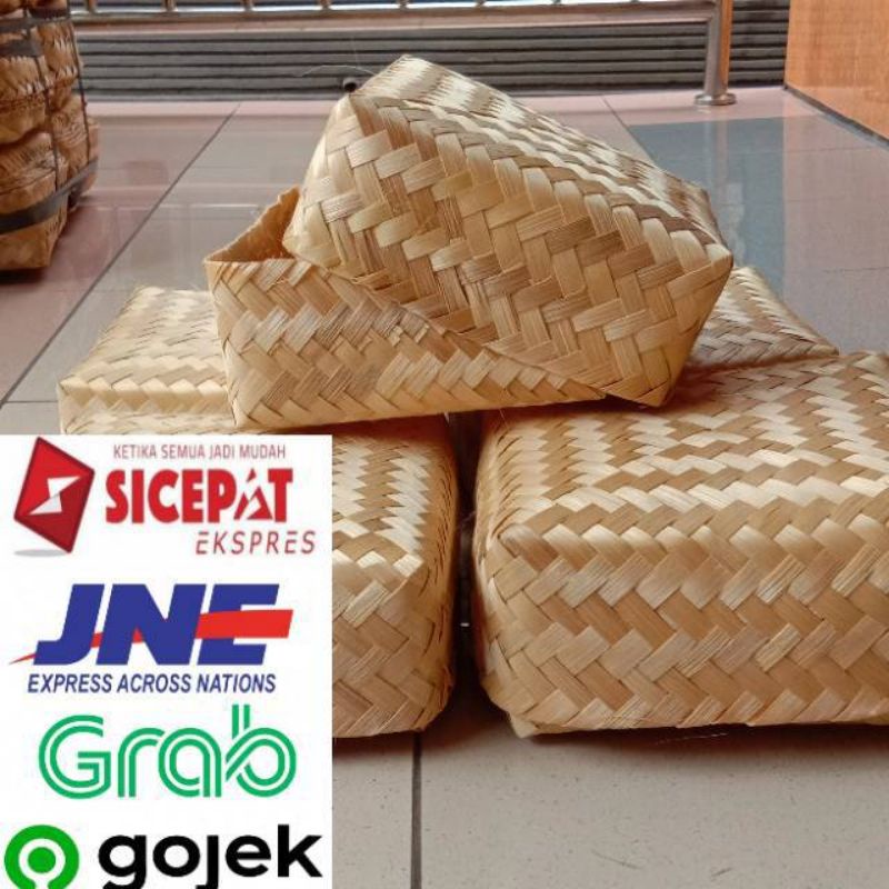 Jual BESEK BAMBU 13X13 18X18 20X20 BESEK CATERING HAMPERS | Shopee ...