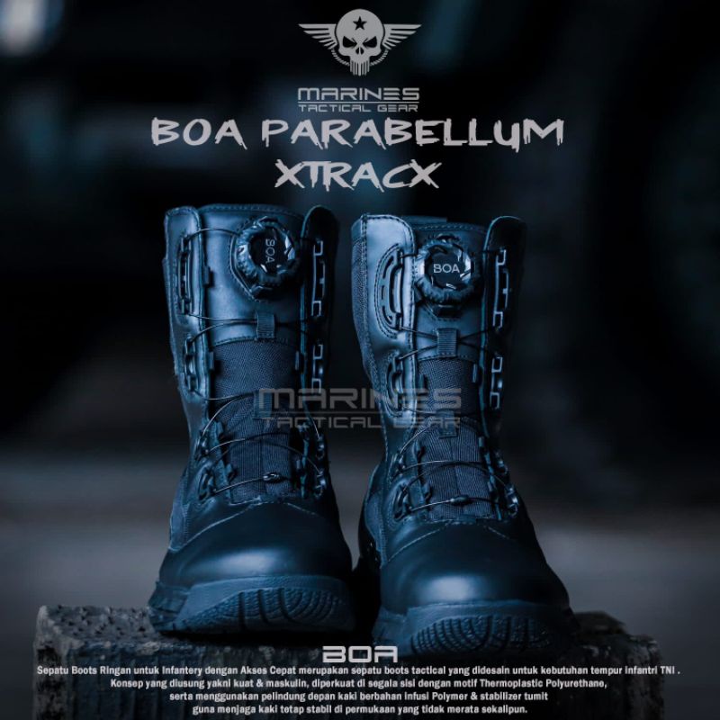 Jual Sepatu PDL Tactical BOA Parabellum X-tracx OriginaL | Shopee Indonesia