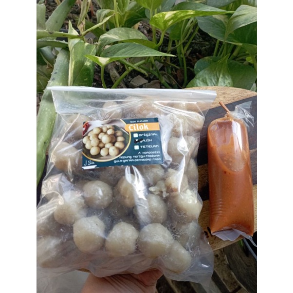 Jual Cilok gajih tetelan ayam suir jamur isi 50 cilok telur puyuh isi ...