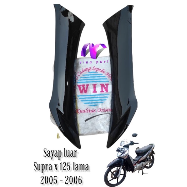 Jual sayap tebeng kap samping luar supra x 125 lama 2005 2006 kanan ...