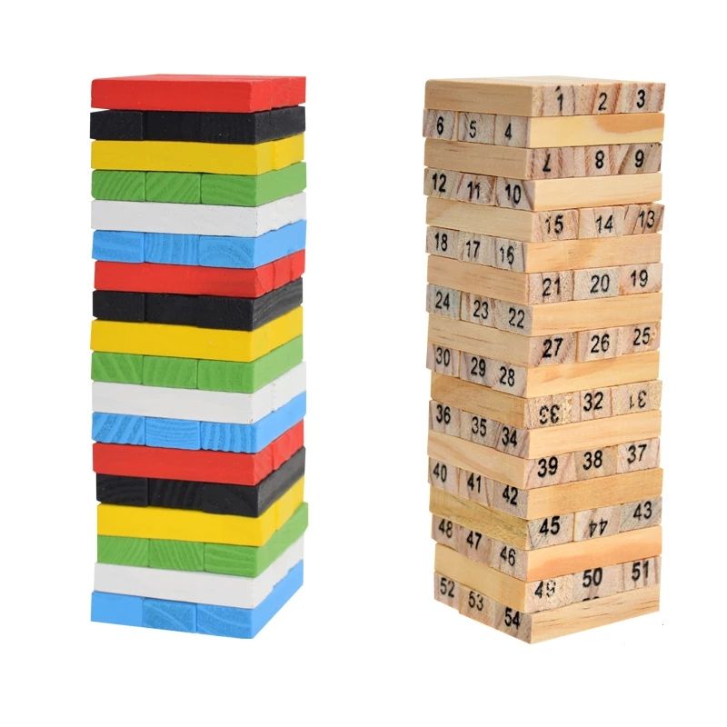 Jual MAINAN EDUKASI ANAK BLOCK KAYU BALOK SUSUN MENARA | Shopee Indonesia