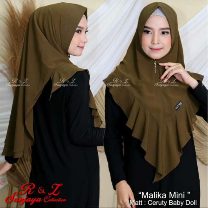 Jual KHIMAR MALIKA CERUTY 2 LAYER ORIGINAL R&Z SANJAYA COLLECTION TERLARIS | Shopee Indonesia
