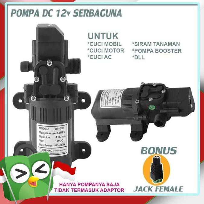 Jual Terbatas - Pompa Air Dc 12 Volt Penguat Tekanan Air High Pressure ...