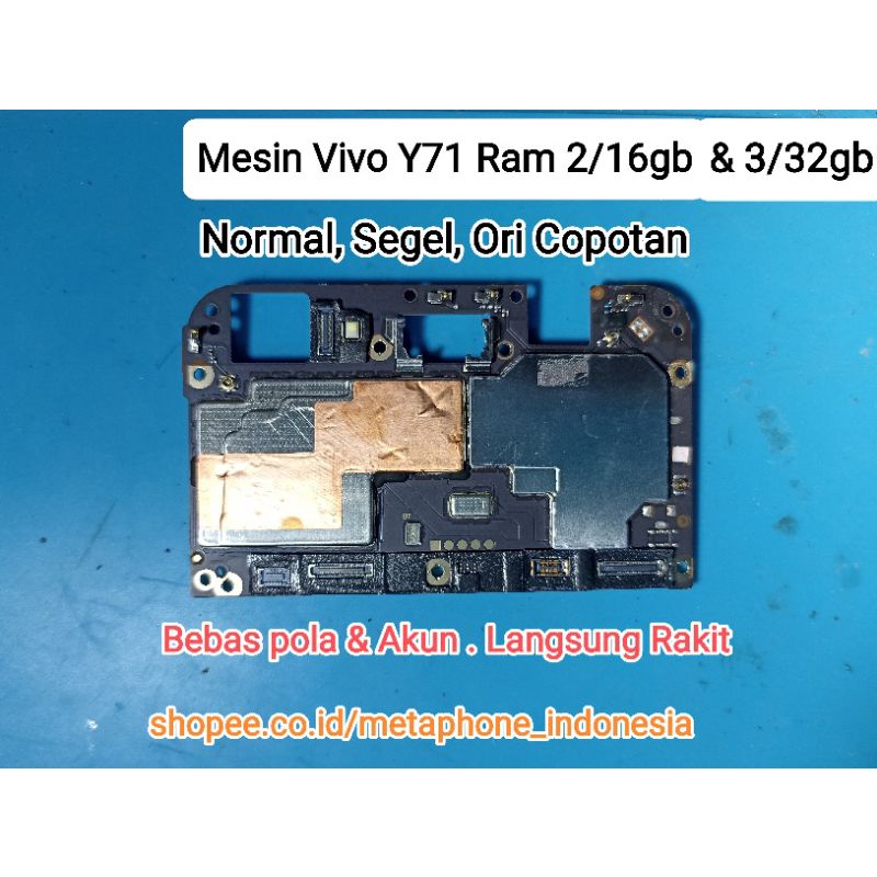 Jual Mesin Vivo Y71 Normal Tanpa Pola Segel & Bergaransi | Shopee Indonesia