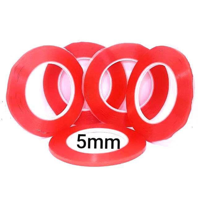 Jual Double Tape Merah 5mm /Alat Service Hp / Lem dabel tip | Shopee ...