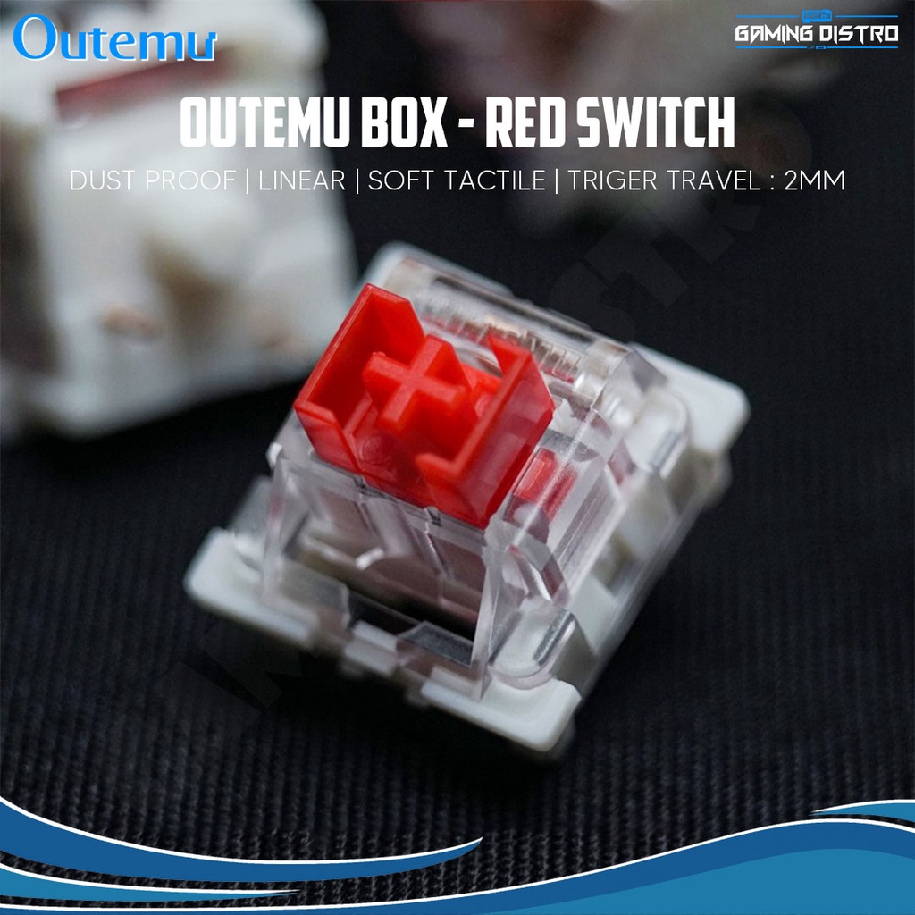 Jual Outemu Box Red Linear - Dust Proof 3 Pin Switch Mechanical ...