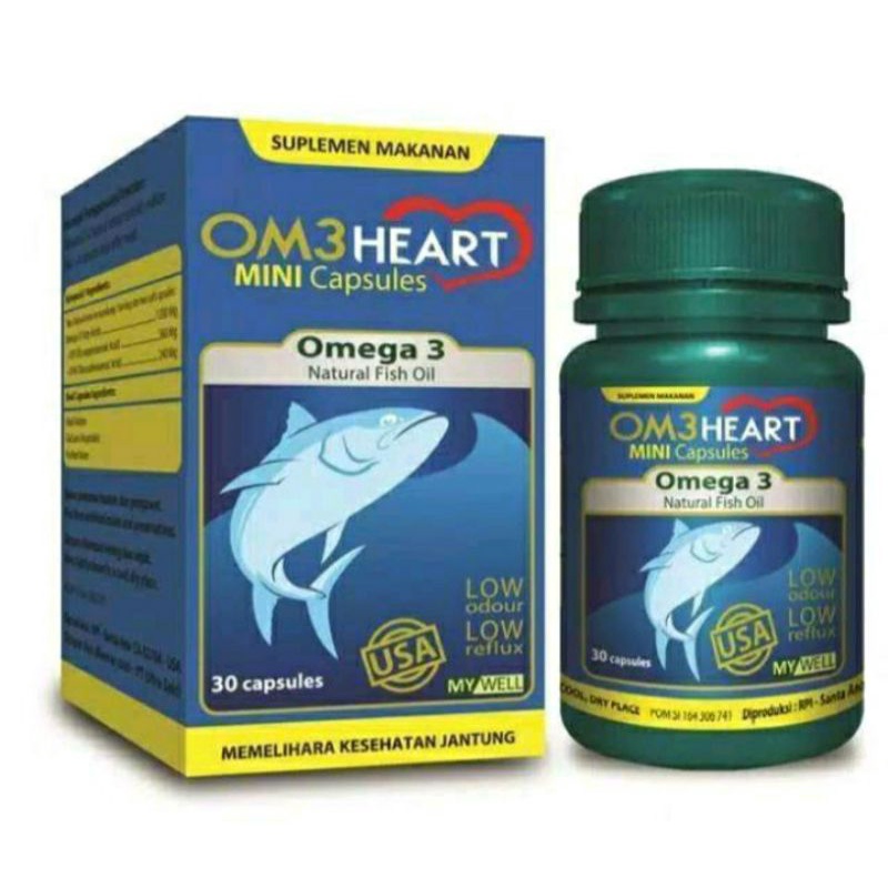 Jual Ome Heart Omega 3 isi 30 capsules | Shopee Indonesia