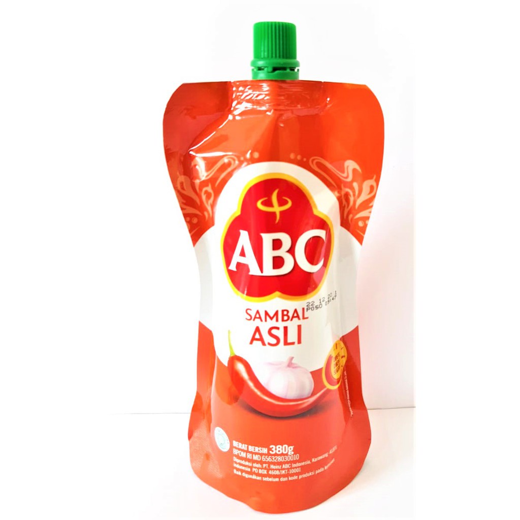 Jual Saus Sambal Asli ABC Pouch 380gr | Shopee Indonesia