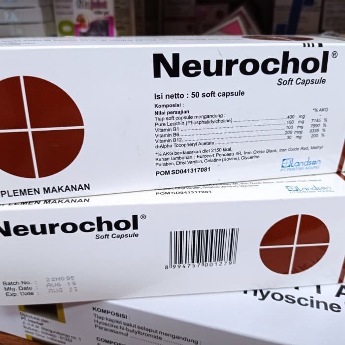 Jual neurochol box 50 kapsul | Shopee Indonesia