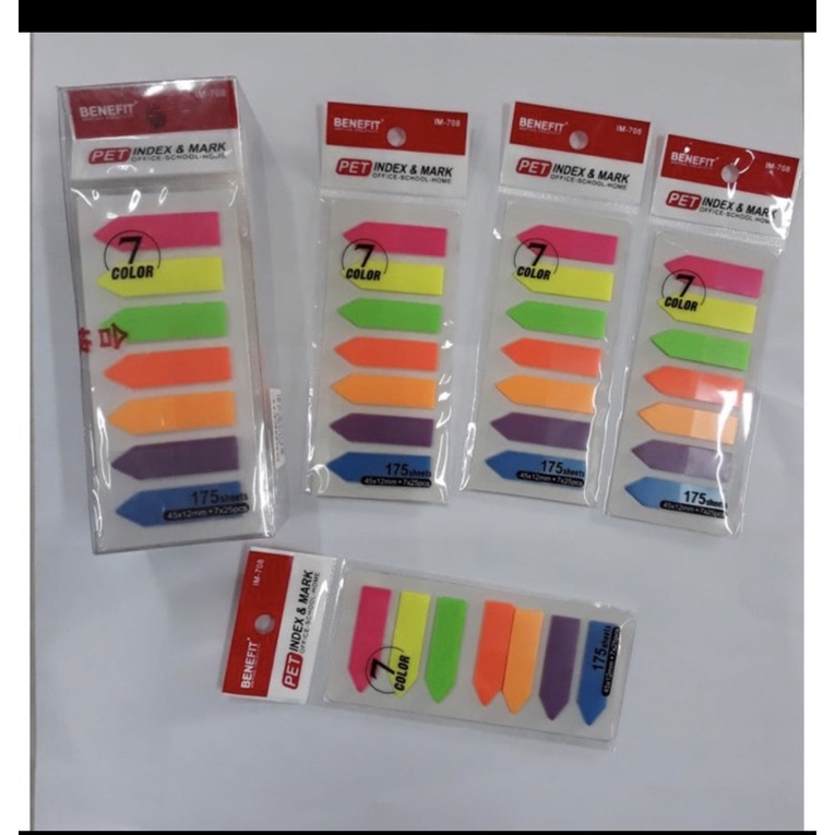 Jual POST IT PANAH / STICKY NOTE PANAH SIGN HERE / memo tempel plastik ...