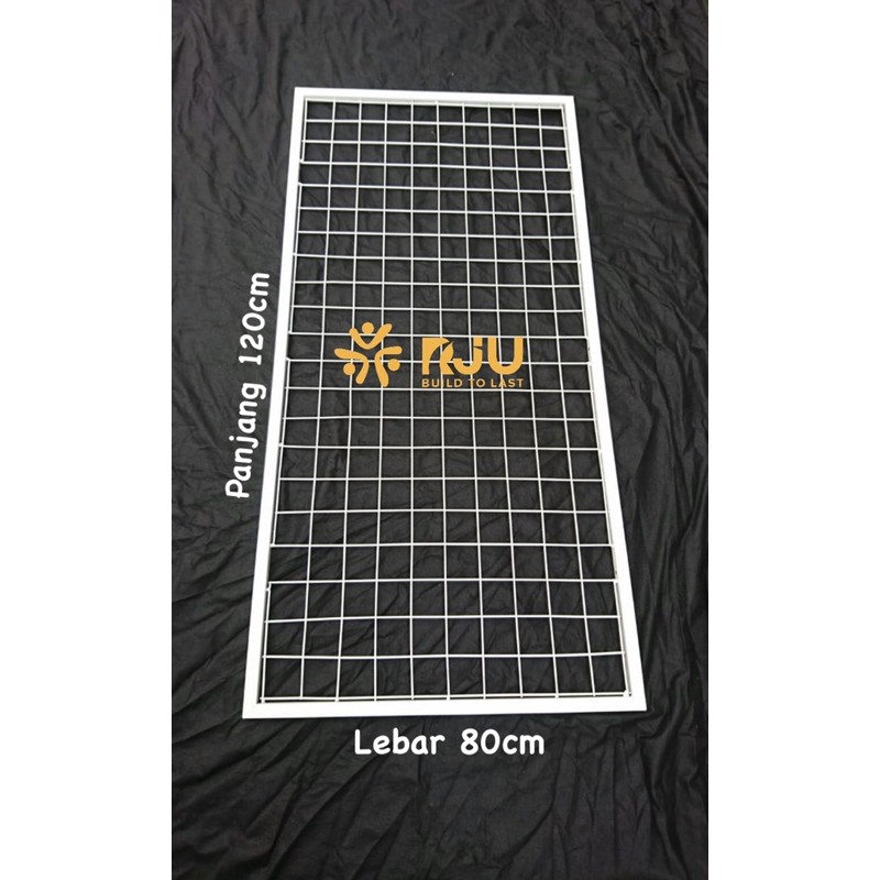 Jual Jaring Ram Besi Bingkai Coating Putih 80x120cm | Shopee Indonesia