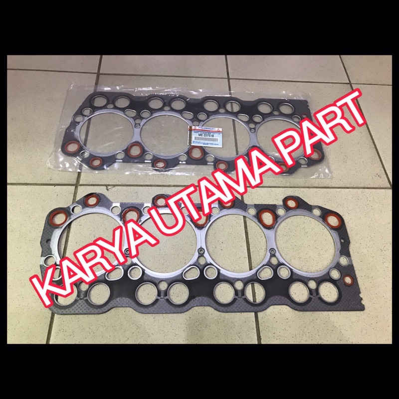 Jual paking head gasket cylinder head grafit type asli mitsubishi ...