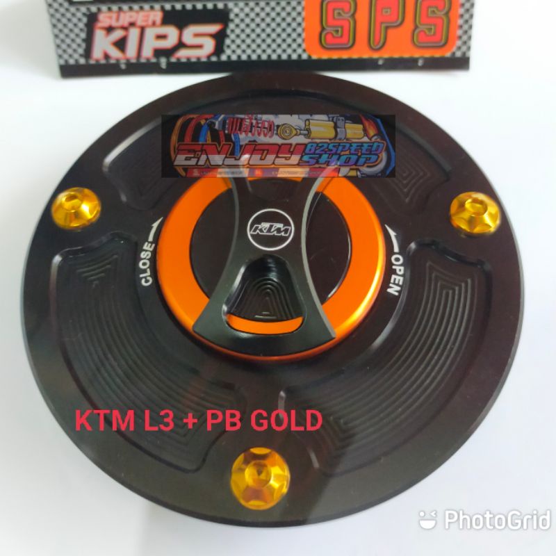 Jual Tutup Tangki Tengki Ktm Thailand Baut Lubang 3 untuk Ninja R RR Ss Victor | Shopee Indonesia