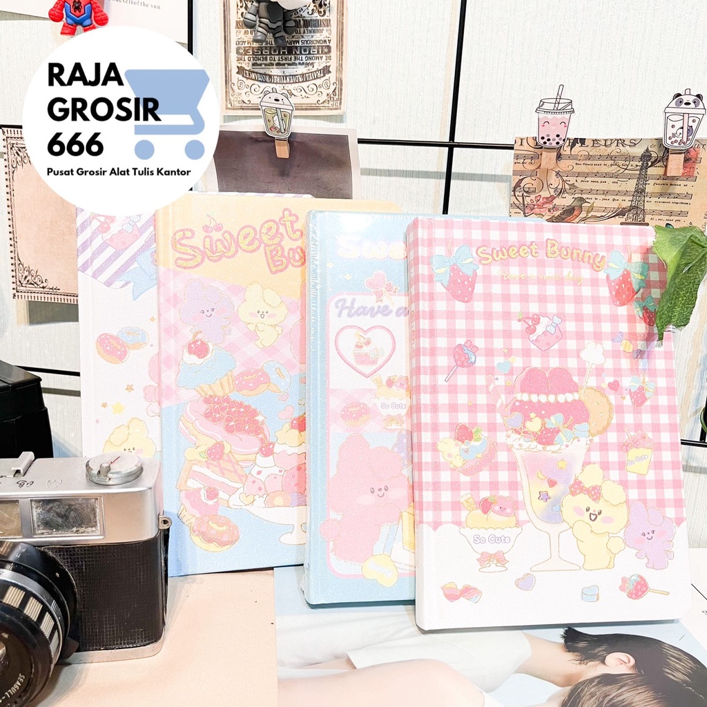 Jual BUKU DIARY A5 SWEET BUNNY KERTAS FULL COLOR BERGAMBAR SETIAP ...