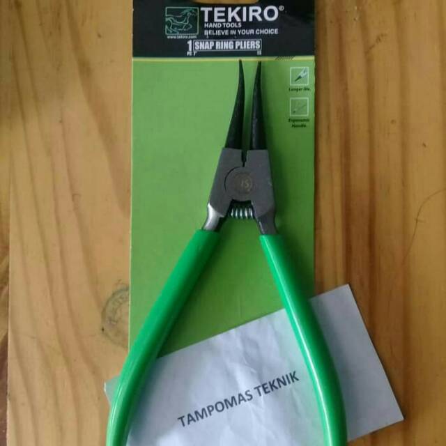 Jual Tang Snap Ring Tekiro 5" lurus Buka Tang snapring ES Tekiro ...