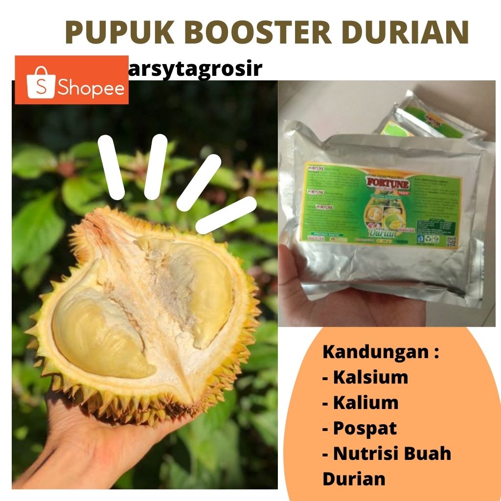 Jual PUPUK BOOSTER DURIAN ORGANIK AGAR CEPAT BERBUAH, PELEBAT BUAH DURIAN | Shopee Indonesia